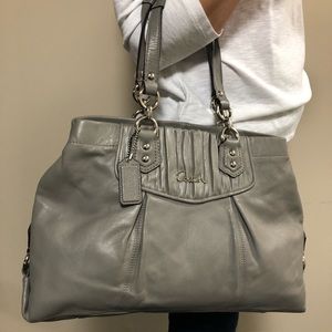 Coach | Bags | Coach Gray Shoulder Bag | Poshmark